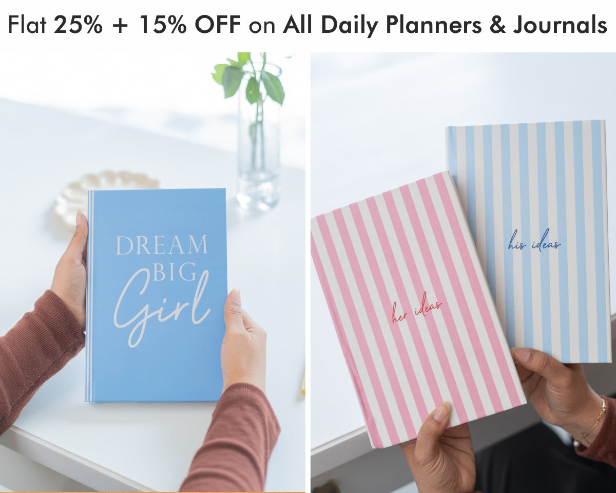 Shop Undated Daily Planner & To-Do List Diary Online - Chaarpai